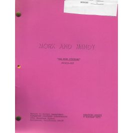 Mork & Mindy "The Mork Syndrome" Original Script