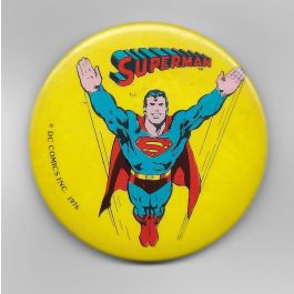 Superman original "DC Comics 1976 " button