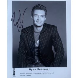Ryan Seacrest AMERICAN IDOL Original Autographed 8x10 photo